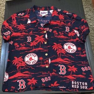 reyn spooner | Tops | Reyn Spooner Boston Red Sox Mlb Hawaiian Shirt Euc | Poshmark